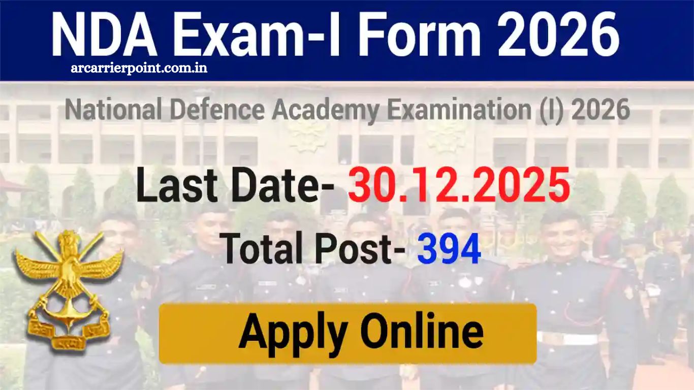 UPSC NDA 1 Exam 2026: Official Notification & Online Application - Ar ...