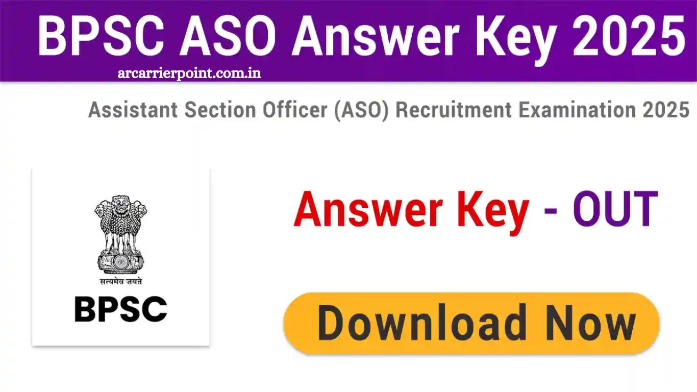 BPSC ASO (Assistant Section Officer) Mains 2026 Online Application - Ar ...